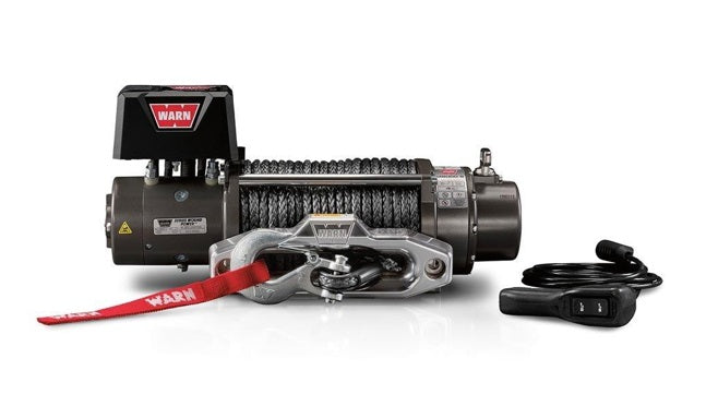 WARN M8000-S 8k 12V 4x4 Winch - Synthetic Rope – The Winch Warehouse